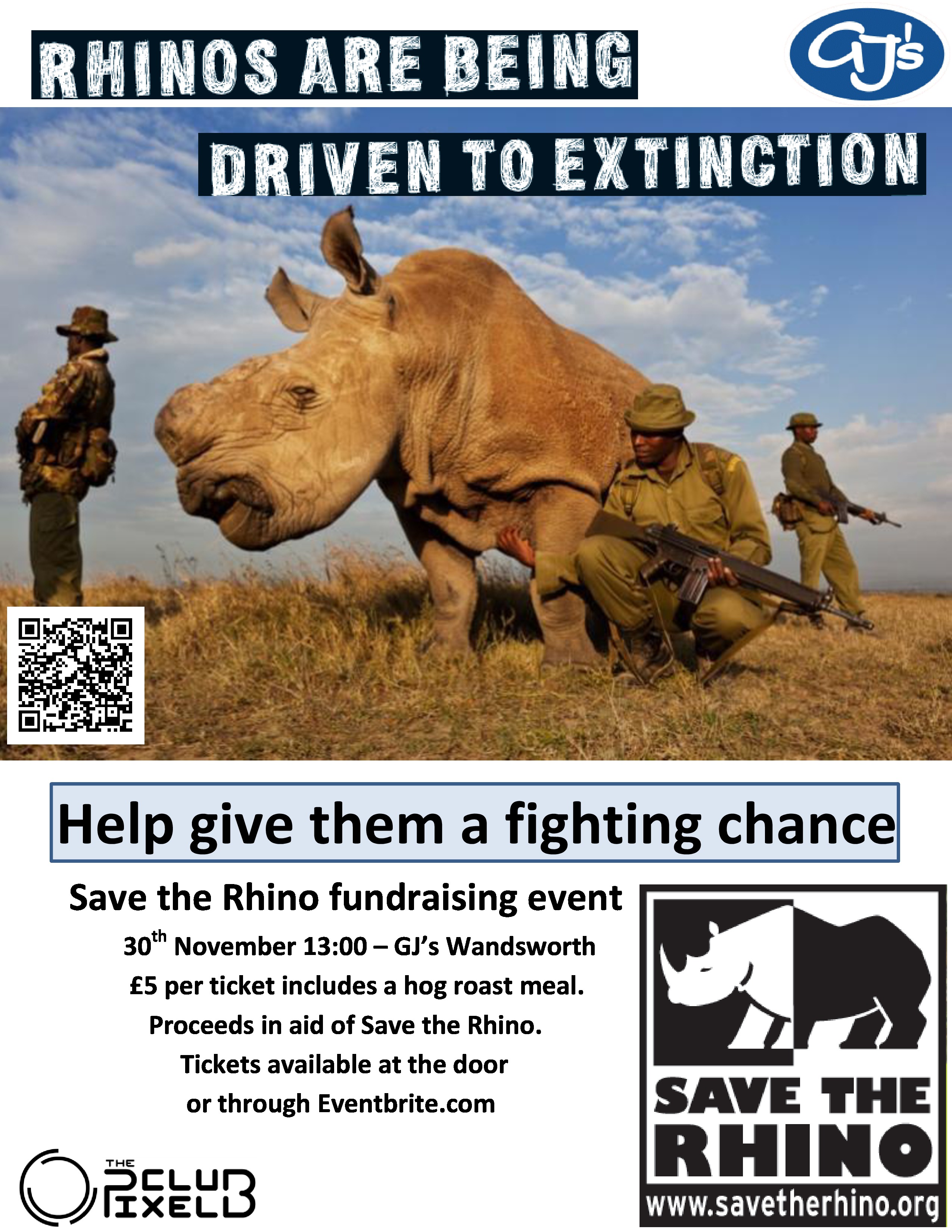 Save the Rhino Event in London