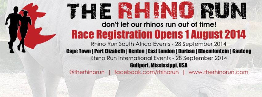 Run Rhino Run - Take Part to Save South Africa's Rhino