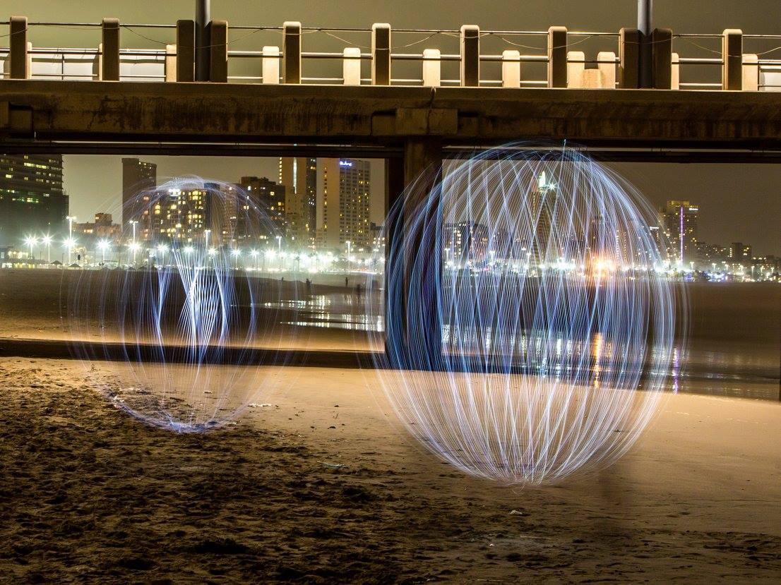 Ah, Awesome! Photos of Spinning Orbs Sparkling on Durban Beachfront ...