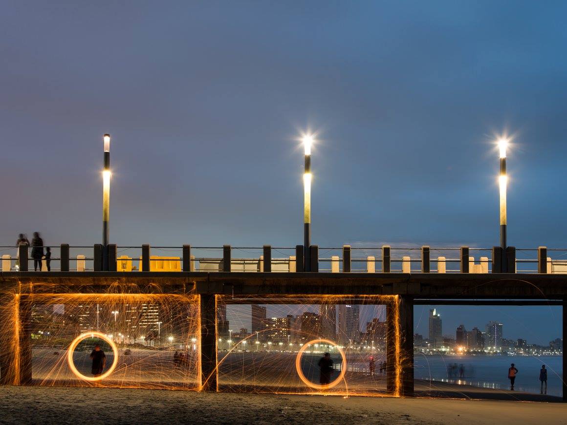 Ah, Awesome! Photos of Spinning Orbs Sparkling on Durban Beachfront ...