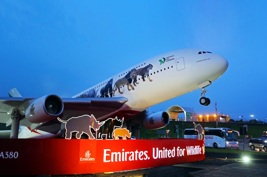 Airline's Superjumbo Wildlife Message Goes Round the World (and a ...
