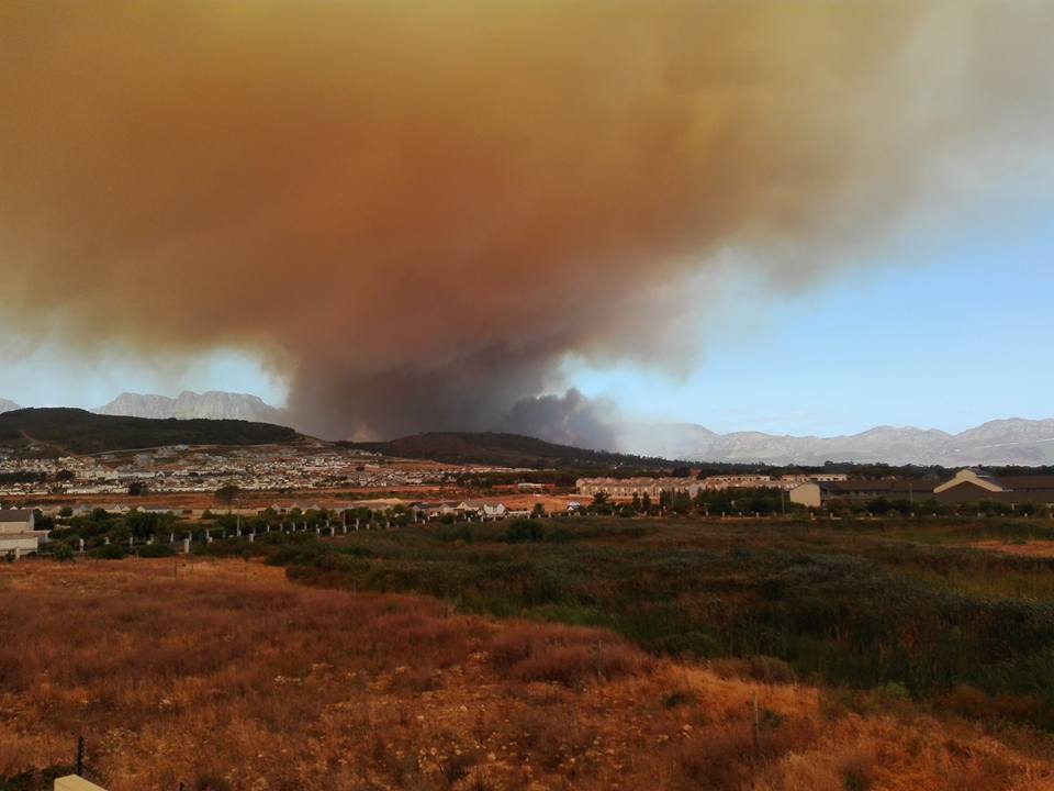Eight Fires Spread Across the Western Cape Today as Winds Rage - SA People