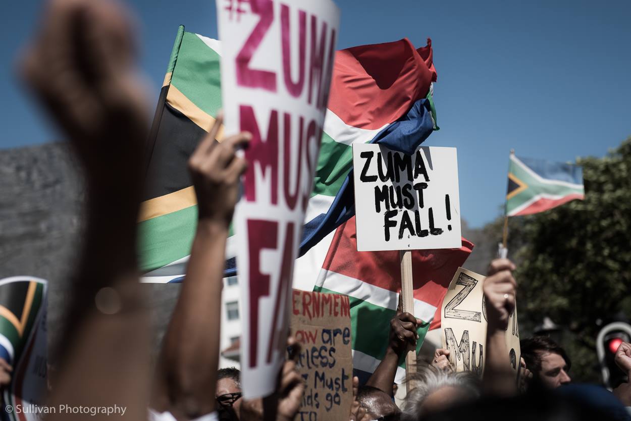 Justin Sullivan Photos of Zuma Protests in Cape Town - SA People