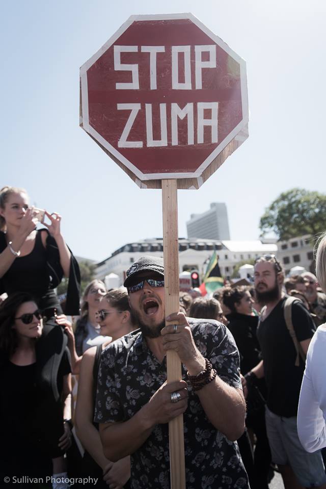 Justin Sullivan Photos of Zuma Protests in Cape Town - SA People