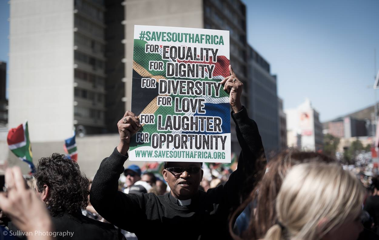 Justin Sullivan Photos of Zuma Protests in Cape Town - SA People