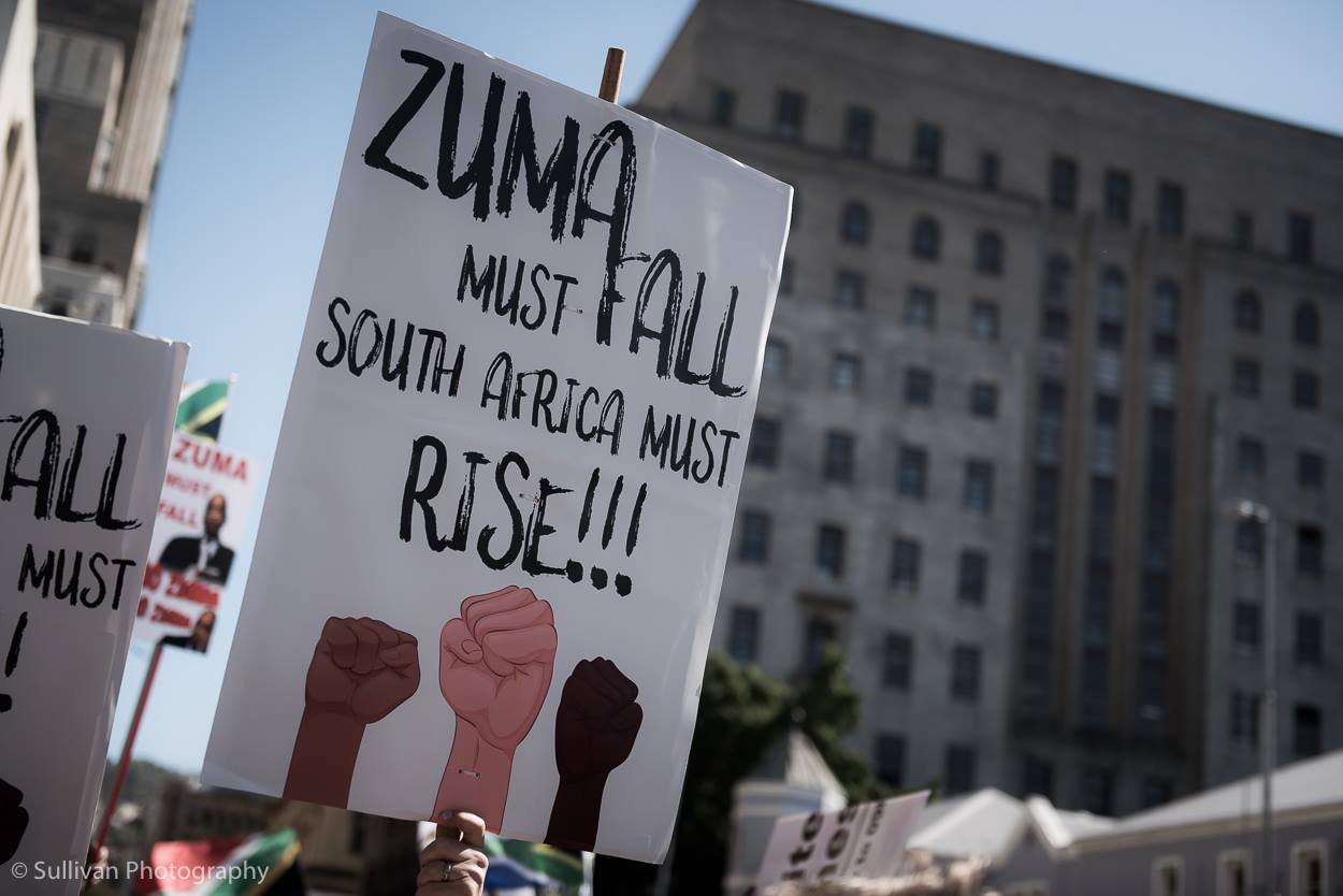 Justin Sullivan Photos of Zuma Protests in Cape Town - SA People