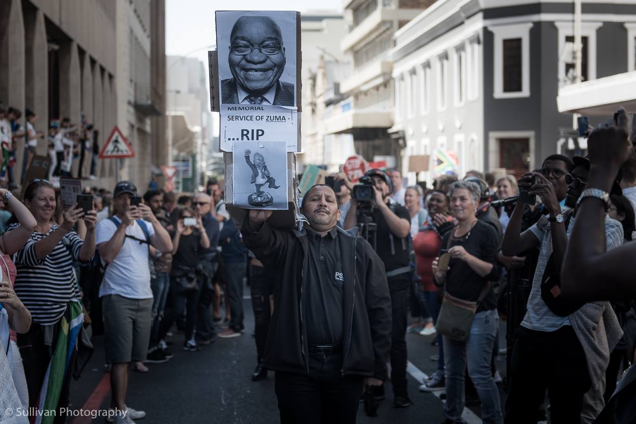 Justin Sullivan Photos of Zuma Protests in Cape Town - SA People