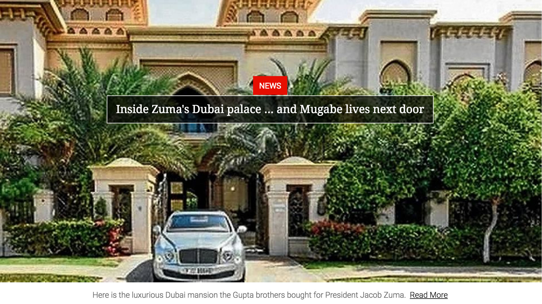 Presidency Claims "Dubai Palace" Story is a Fabrication. DA Challenges ...