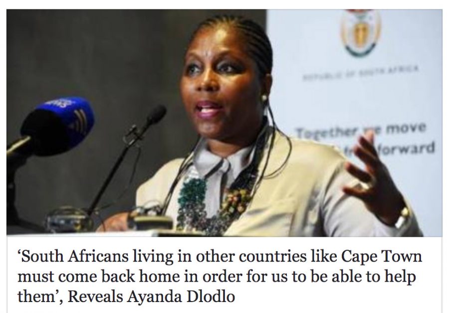 Ayanda Dlodlo Did NOT Call Cape Town a Country, Condemns Insensitive ...