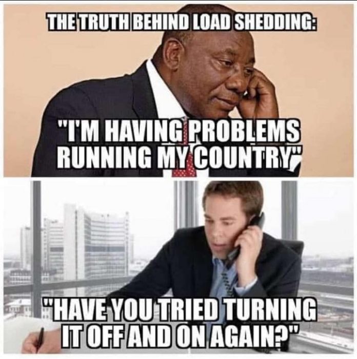 Shedding Light and Humour on South Africa's Loadshedding (Power Cuts ...