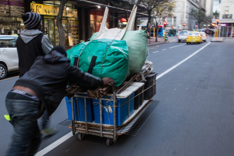 Hard Work and Little Pay: Pushing Heavily-Laden Trolleys While Dodging ...