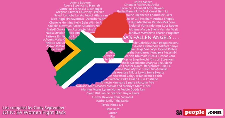 South Africa's Fallen Angels: List Honouring Females Murdered in SA ...