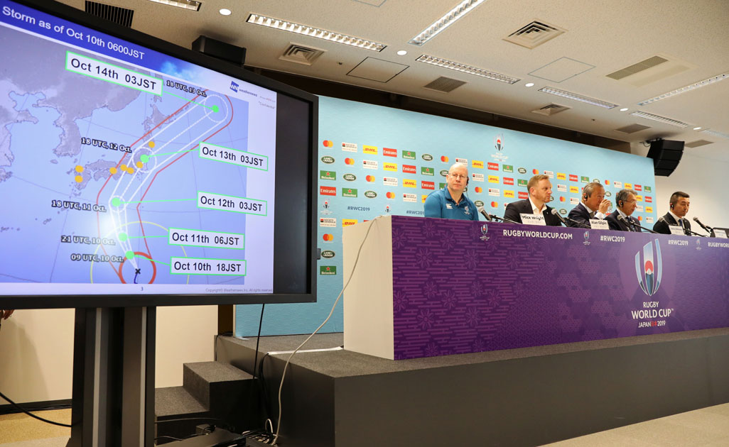Typhoon Causes Historic Cancellation to Matches in Japan: Rugby World ...
