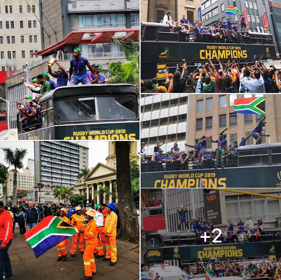 WATCH Amazing Scenes as Fans Sing SHOSHOLOZA at Springboks Trophy Tour ...