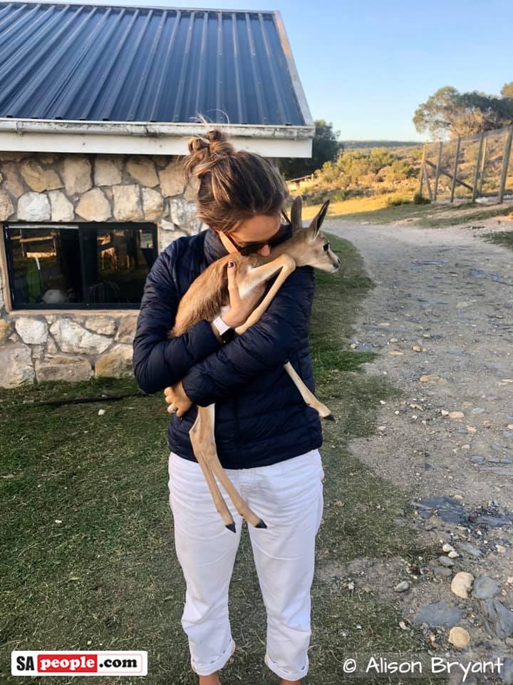 Love Is... A Stilbaai Farmer Nursing Baby Springbok Missy Back to ...