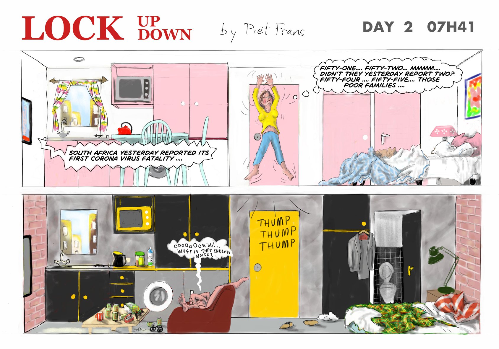 Welcome to South Africa's Brilliant Daily Lockdown Cartoon - SA People