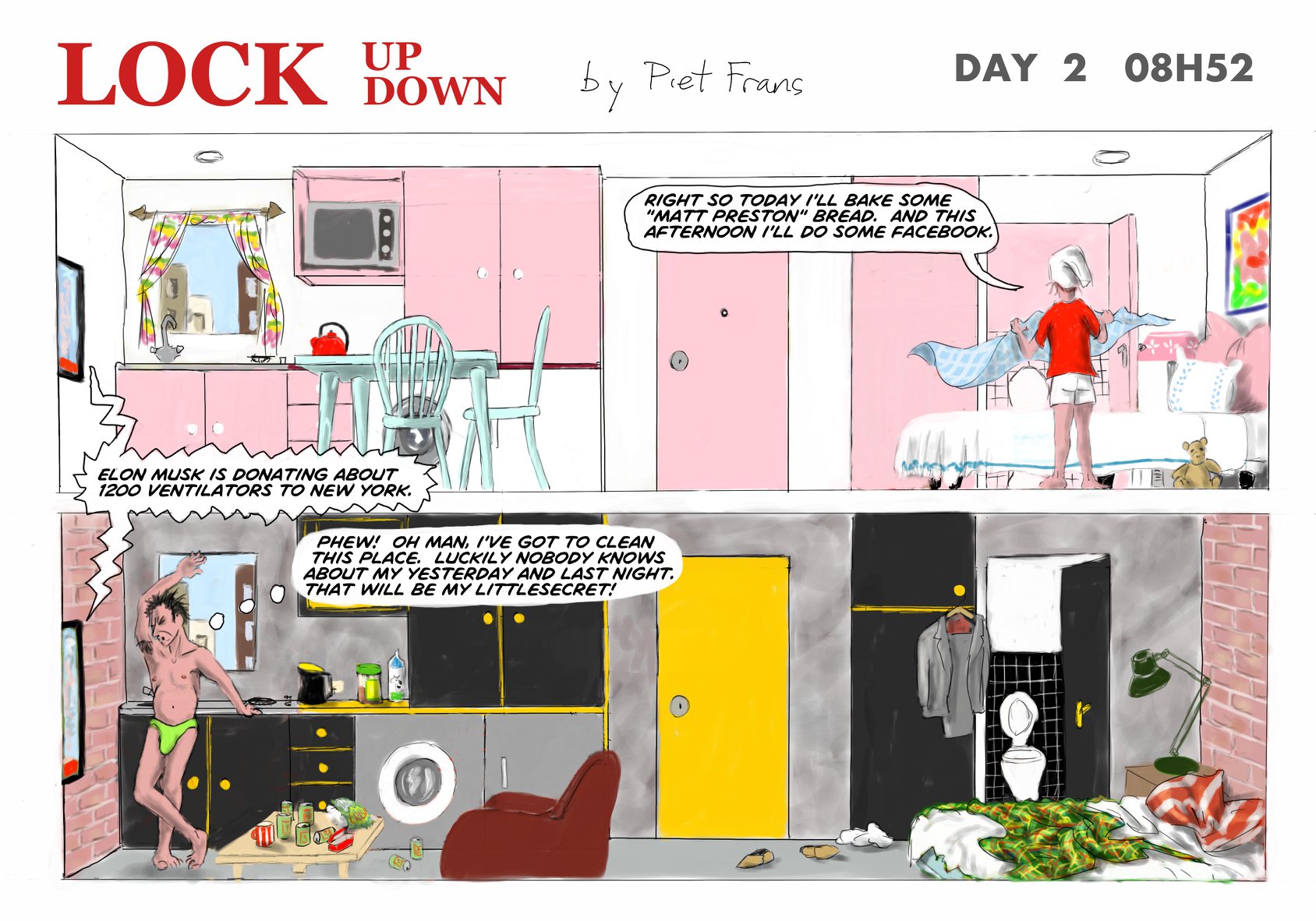 Welcome to South Africa's Brilliant Daily Lockdown Cartoon - SA People