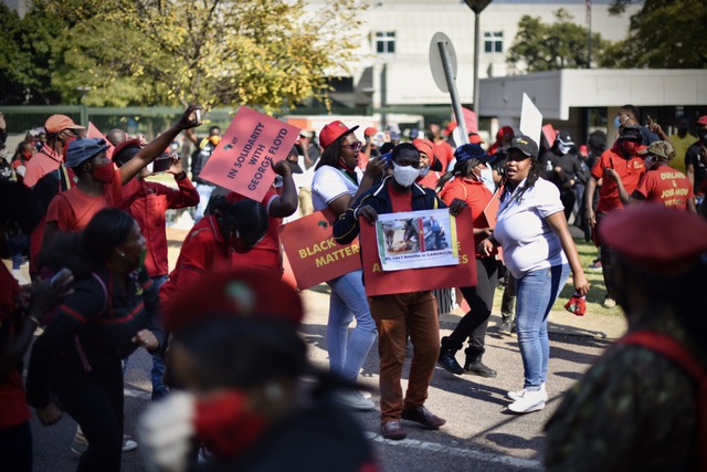 PHOTOS: EFF-Led Protests Outside the US Embassy in Pretoria - SA People