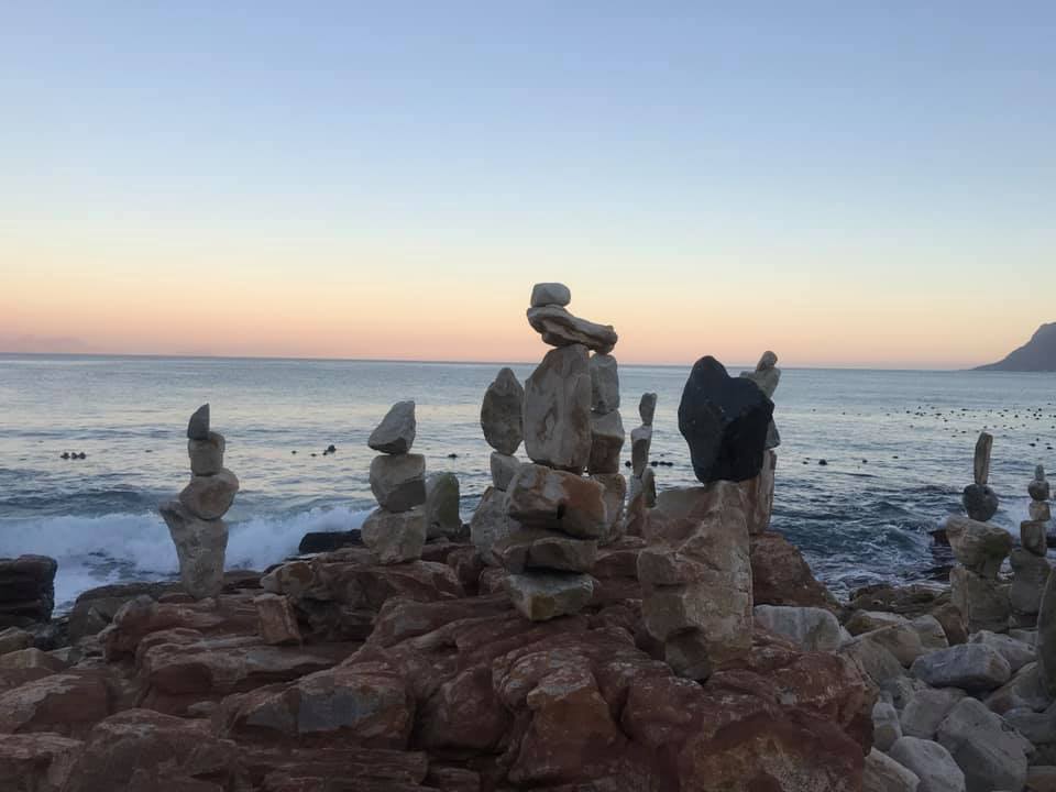 Sipho and the Stunning Stone Statues in Kalk Bay, South Africa - SA People