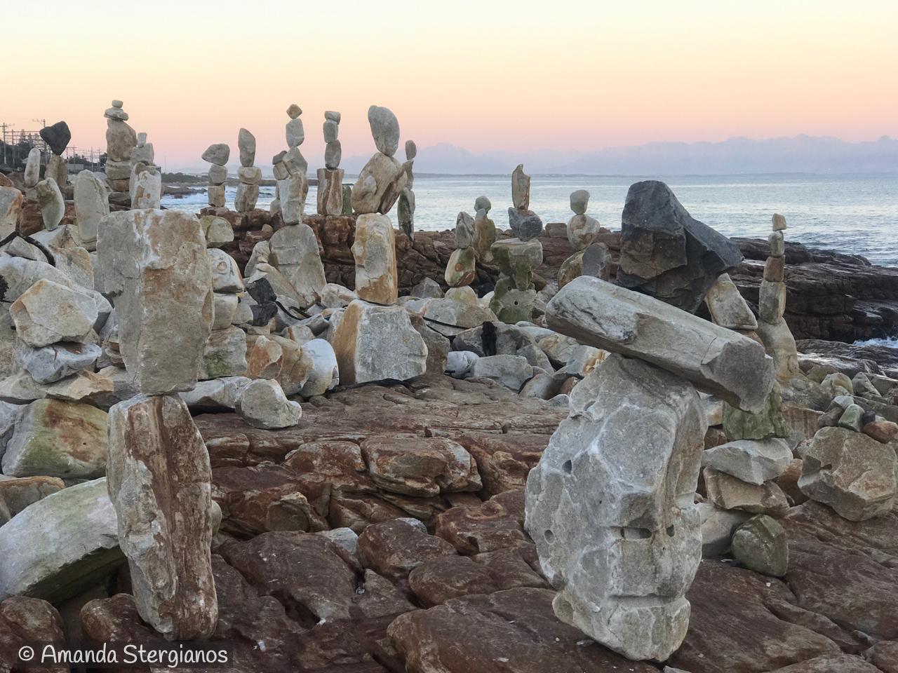 Sipho and the Stunning Stone Statues in Kalk Bay, South Africa - SA People
