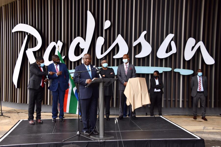 President Unveils New OR Tambo Statue and Radisson Hotel - SA People