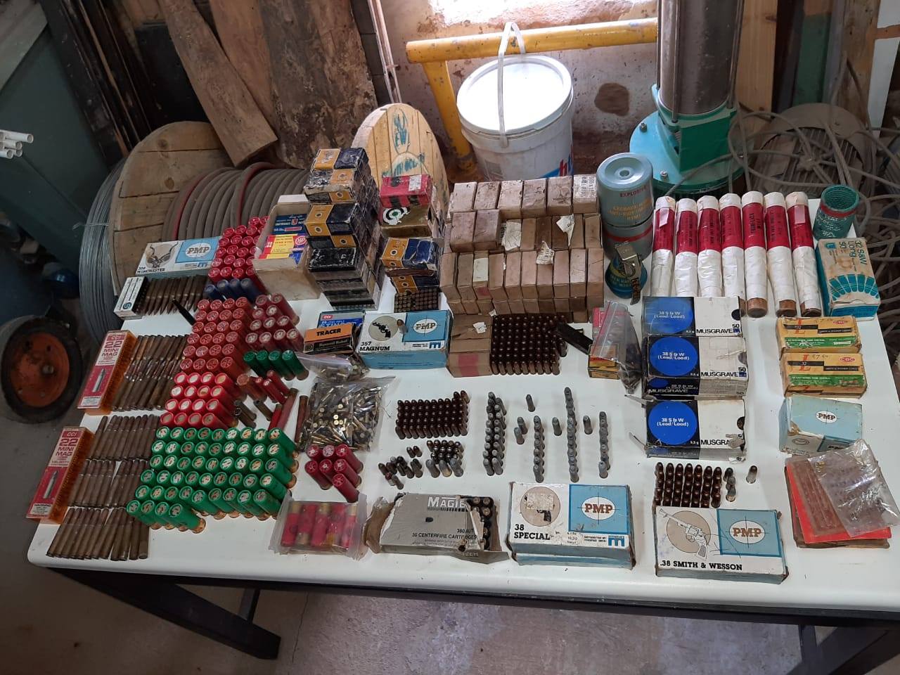 Police Recover Old Firearms and Ammunition in Dwindling Dam Near ...