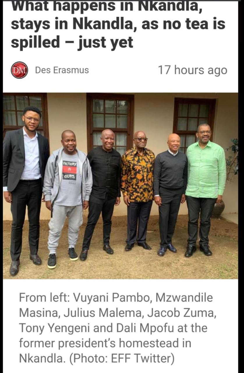 Who Paid for Zuma and Malema's Nkandla Tea Party? - SA People