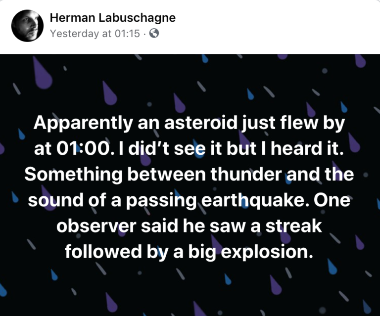 Skyquake! Mystery Sound Jolts South Africans Awake - Asteroid, Meteor ...
