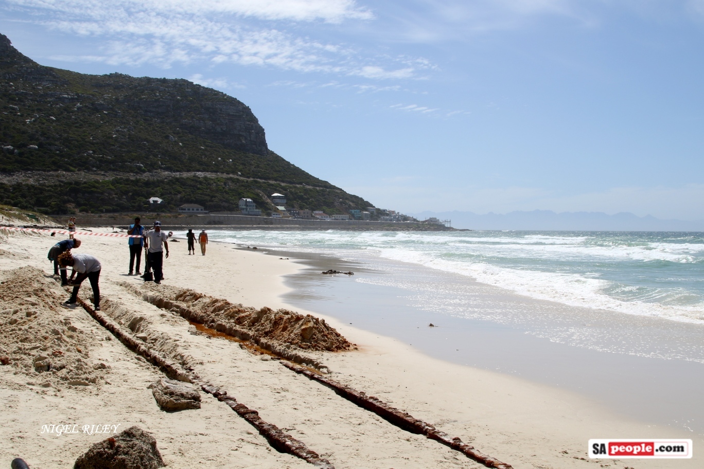 PHOTOS Hidden Train Line Discovered Beneath Fish Hoek Beach Sand - SA ...