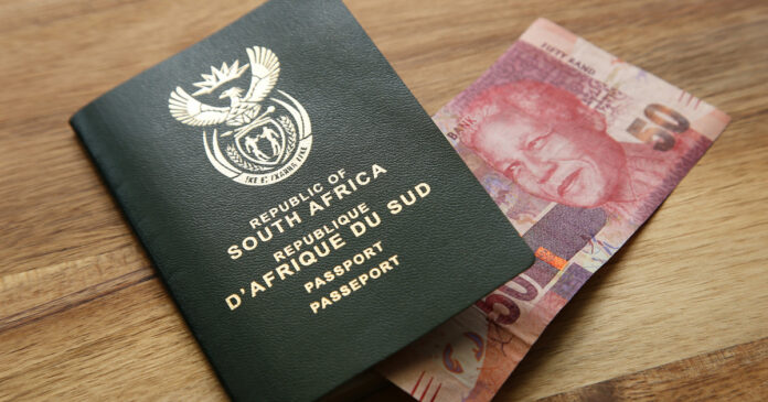 How much are South African passports in 2024?
