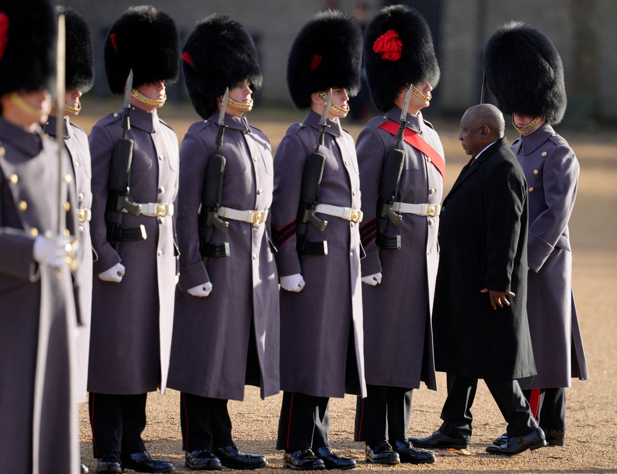 King Charles Welcomes South African President Ramaphosa for First State ...