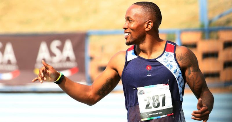 Akani Simbine defends his 100m title, securing his fifth national title ...