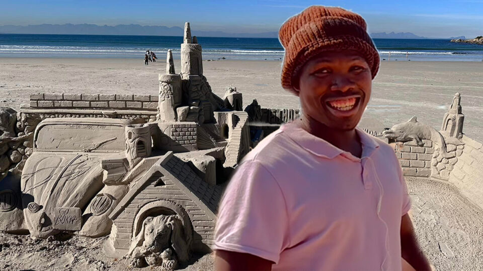 Meet the latest tourist attraction at Fish Hoek beach: Super Sandman ...