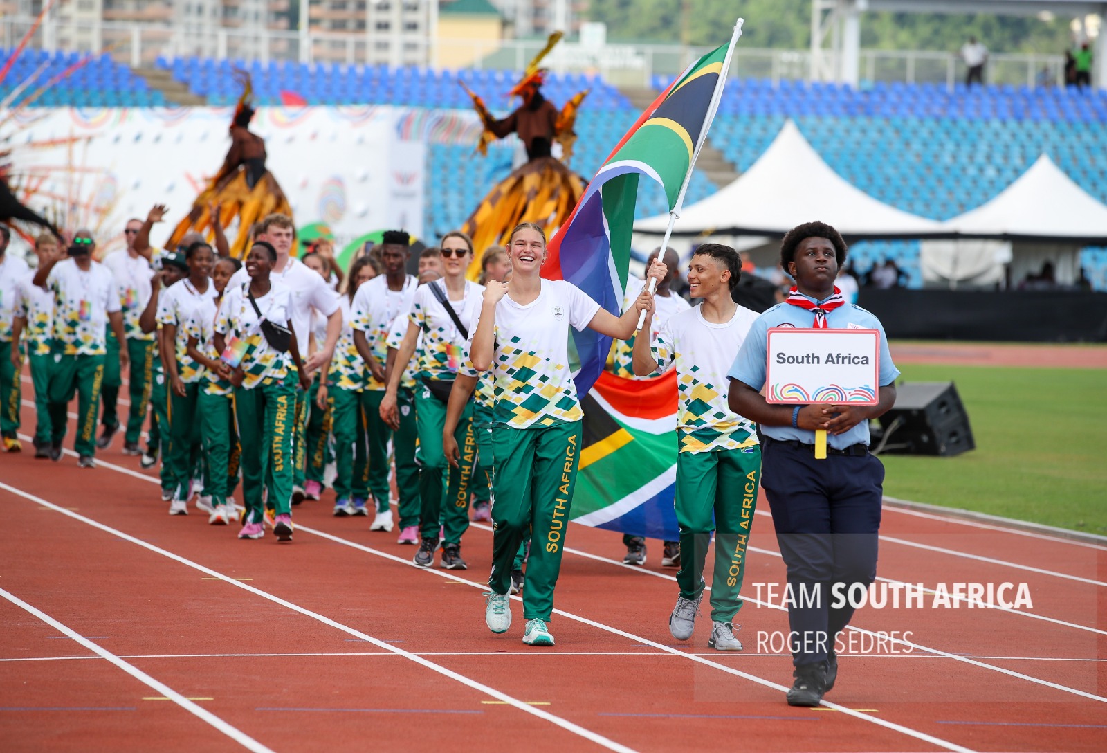 Team SA in high spirits at Commonwealth Youth Games opening abroad ...