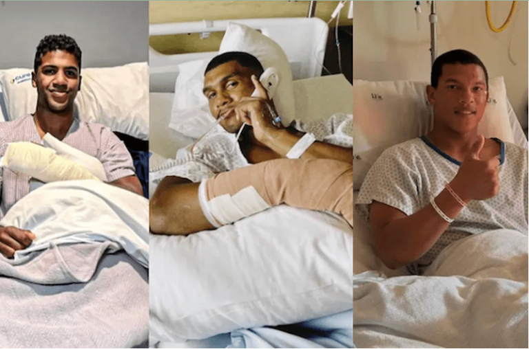 A sad sight: Springboks team filled with injuries